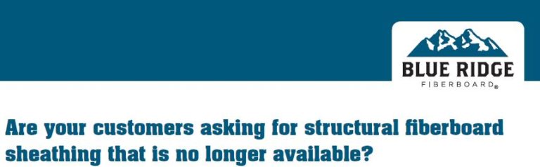 PREMIUM INSULATING SHEATHING from BLUE RIDGE FIBERBOARD - BLUE RIDGE ...