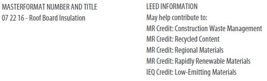 Structodek High-Density Roofing Board | BLUE RIDGE FIBERBOARD