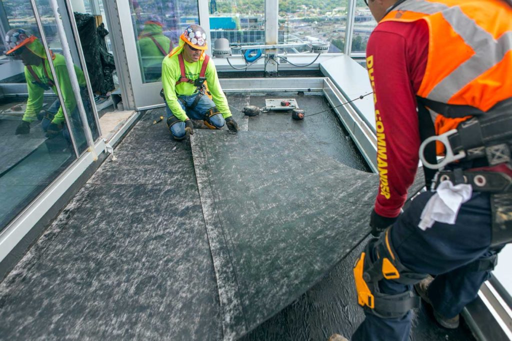 STURDY-DEK – Asphaltic Cover Board - BLUE RIDGE FIBERBOARD